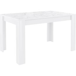 Home Affaire Esstisch &raquo;Prisma 137x90 cm, Esszimmertisch, ausziehbar, erweiterbar auf 185 cm&laquo; rechteckig,Tischplatte St&auml;rke 22 mm u. mit elegantem 