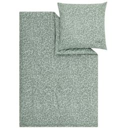 s.Oliver Junior Bettw&auml;sche &raquo;Satin-Flanell Kombi-Bettw&auml;sche s.Oliver&laquo; 2 mit glatter Satin- und kuscheliger Flanellseite gr&uuml;n Mako-Satin, Obermaterial: 