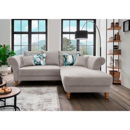 Home Affaire Ecksofa &raquo;Tassilo Mega Polsterecke mit Kaltschaum im Sitz, bequem, L-Form&laquo; hoher Sitzkomfort, Breite 262cm, Komfortsitzh&ouml;he 48cm, zeitlos 