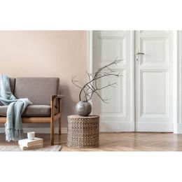Livingwalls living walls Vliestapete &raquo;Unitapete Leausenstruktur - Vliestapete modern&laquo; matt strukturiert Moderne Vliestapete aus Leausenoptik Vlies B/L: 0,53m x 