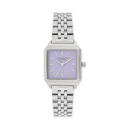 Copenhagen Studios Damen Quarzuhr &raquo;Vintage Square Watch&laquo; Armbanduhr, Damenuhr, Edelstahlarmband, analog Einheitsgr&ouml;&szlig;e