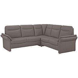 Home Affaire Ecksofa &raquo;Tahoma L-Form&laquo; mit Armlehnfunktion, optional Schlaffunktion, Schublade & Relax braun B/H/T: 251cm x 103cm x 231cm, Kunstleder 