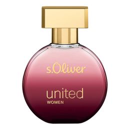 s.Oliver Damen s.Oliver Eau de Toilette &raquo;UNITED&laquo; EdT 30 ml Natural Spray rot Einheitsgr&ouml;&szlig;e