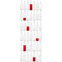 ARCHITECTS PAPER Fototapete &raquo;Mix It Up&laquo; Moderne Tapete Grafik Bunt Wei&szlig; Panel 1,00m x 2,80m rot Vlies B/L: 1m x 2,8m