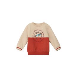 s.Oliver Sweatshirt M&auml;dchen Gr&ouml;&szlig;e 80 beige / cyanblau / dunkelorange / schwarz