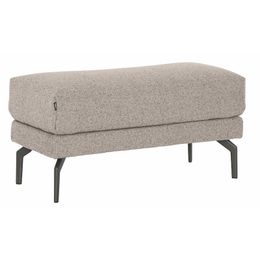 Creation BY ROLF BENZ Hockerbank &raquo;CR.450, Sitzbank&laquo; Alugussf&uuml;&szlig;e in umbragrau bunt Chenille COCO (72% Polyester 15% Baumwolle 13% Polyacryl) B/H/T: 
