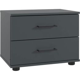 wimex Nachtkommode &raquo;Taiga&laquo; mit 2 Schubladen, 52cm breit grau Holzwerkstoff B/H/T: 52cm x 40cm x 38cm, 2 Stk.