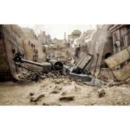 Komar Vliestapete &raquo;Digitaldruck Vlies - Star Wars X-Wing - Gr&ouml;&szlig;e 400 x 250 cm&laquo; bedruckt glatt Kinderzimmer bunt Vlies B/L: 400m x 250m, Rollen: 1