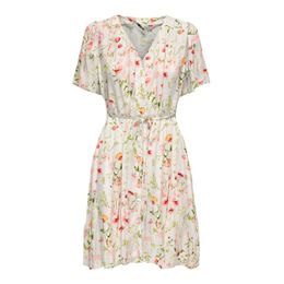 Only Kleid 'ONLEvida' Damen Gr&ouml;&szlig;e 36 elfenbein / apfel / rosa / rot Sommerkleid