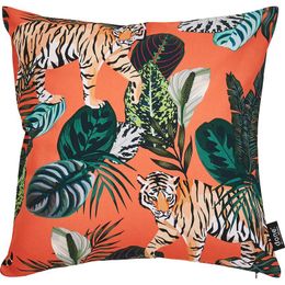 done. Dekokissen &raquo;Panama Print Tiger&laquo; Beidseitig bedruckte Kissenh&uuml;le ohne F&uuml;llung, 1 St&uuml;ck bunt Baumwolle B/L: 45cm x 45cm, 1 Stk.