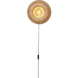 GOOD&MOJO Wandleuchte &raquo;BARBADOS&laquo; E27 beige 1, &Oslash; 35cm H: 35cm