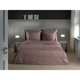 Bettw&auml;sche &raquo;Banda&laquo; 2 hochwertiges Mako-Satin, Streifen Satin, Bettw&auml;sche ab 135x200 cm. rosa Mako-Satin, Obermaterial: 100% Baumwolle B/L: 135cm x 