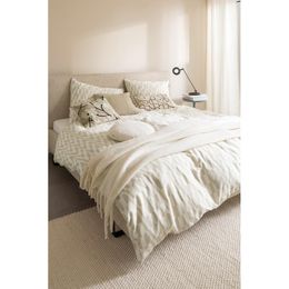 Sch&ouml;ner Wohnen Kollektion SCH&Ouml;NER WOHNEN-Kollektion Wendebettw&auml;sche &raquo;Favour&laquo; 2 Stk. aus reiner Baumwolle und mit effekvoller Paspel beige Satin, 100% Baumwolle B/L: 135cm x 