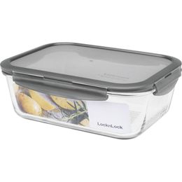 Lock&Lock LOCK & LOCK Frischhaltedose &raquo;Boroseal&laquo; eckig transparent Borosilikatglas B/H/L: 18,9cm x 8,8cm x 25,1cm