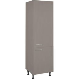 Nobilia Vorratsschrank &raquo;"Laser", Ausrichtung w&auml;hlbar, mit zwei T&uuml;ren, vormontiert,&laquo; Breite/H&ouml;he: 60/216,6 cm grau B/H/T: 60cm x 216,6cm x 58,3cm, 
