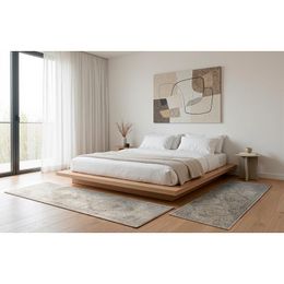 OTTO home Teppich &raquo;Kylan, Designer-Teppich, Hoch-Tief-Struktur, dezenter Glanz&laquo; rechteckig 9 mm H&ouml;he Schrumpf-Garn-Effekt, im Vintage-Look, dichte 