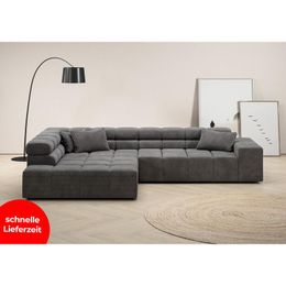 Home Affaire Ecksofa &raquo;Ancona, Ecksofa, incl. Kopfteilverstellung, Breite 319 cm, L-Form&laquo; wahlweise motorische Sitztiefenverstellung, auch in Cord + 