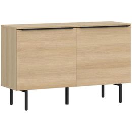 Tom Tailor HOME Kommode Sideboard mit 2 T&uuml;ren, Softclose,viel Stauraum mit Farbkick Holzwerkstoff, Melamin, Spanplatte B/H/T: 110cm x 72cm x 42cm, 