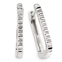 Aniston Jewelry & Watches Damen Aniston JEWELRY & WATCHES Paar Creolen &raquo;Schmuck Geschenk Silberohrringe&laquo; mit Zirkonia (synth.) Silber 925 (