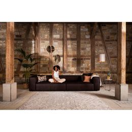 W.Schillig 4-Sitzer &raquo;around-the-block Mega Sofa, viel Platz, Breite 300cm, bequem&laquo; mit eleganter Biese, mit Federkern braun Longlife Xtra-Leder Z69: 