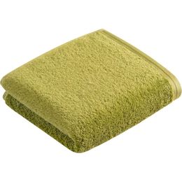 Vossen Handtuch &raquo;Vegan Life&laquo; 100% vegan gr&uuml;n Webfrottier, Obermaterial: 100% Baumwolle B/L: 50cmx100cm, 2 Stk., Webfrottier