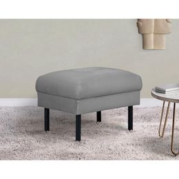 Home Affaire Hocker &raquo;Lillibeth Polsterhocker, Sitzhocker, Ma&szlig;e B/T/H: 64/50/48 cm&laquo; passend zur Serie "Lillibeth", auch in Cord und Samtoptik grau 100%