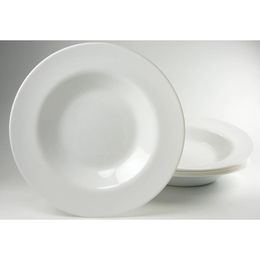 Luminarc Pastateller &raquo;Essteller&laquo; Teller Set f&uuml;r 6 Personen, Glas wei&szlig; Glas 29cm