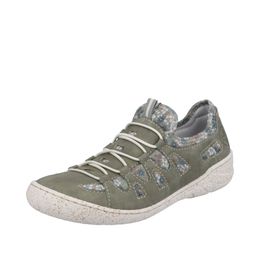 Rieker Slip On Damen Gr&ouml;&szlig;e 40 kobaltblau / gr&uuml;n / beere / wei&szlig; Sommerschuhe