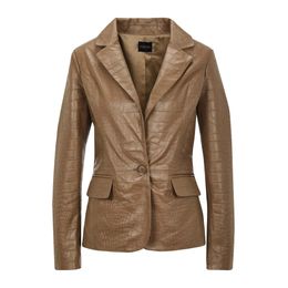 Madeleine Mode MADELEINE Between-Season Jacket female size 4XL Brown