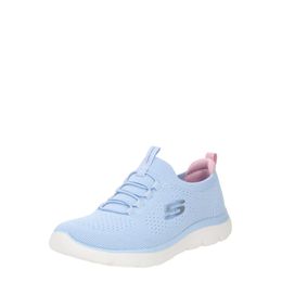 Skechers Slip On 'Summits' Damen Gr&ouml;&szlig;e 37 hellblau / hellpink / wei&szlig; Sommerschuhe
