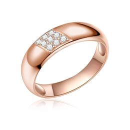 Rafaela Donata Ring female size 58 Rose gold / White
