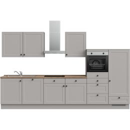 Nobilia K&uuml;chenzeile &raquo;"Cascada I", NEU: individuell anpassbar mit gratis Profi-Beratung&laquo; vormontiert, Breite 360 cm, Ausrichtung w&auml;hlbar, wahlw. mit E-