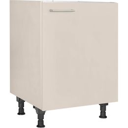 Nobilia Sp&uuml;lenschrank &raquo;"Laser", Ausrichtung w&auml;hlbar, vormontiert, in den Breiten&laquo; 45 und 60 cm, mit h&ouml;henverstellbaren Sockelf&uuml;&szlig;en B/H/T: 60cm x 87cm 