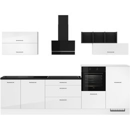 IMPULS K&Uuml;CHEN K&uuml;chenzeile &raquo;"New York", Schubk&auml;sten mit Soft-Close,&laquo; w&auml;hlbare Ausrichtung, Soft-Close-Schubk&auml;sten, Breite 320 cm wei&szlig; B/H/T: 320cm x 