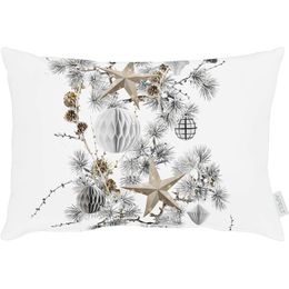 Apelt Dekokissen &raquo;4641&laquo; Kissenh&uuml;lle mit F&uuml;llung, 1 St&uuml;ck braun Baumwolle B/L: 35cm x 50cm, 1 Stk.