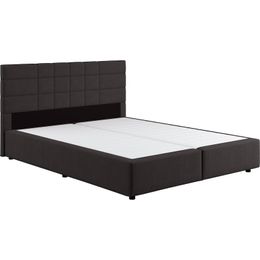 COTTA Boxbett &raquo;Nala&laquo; wahlweise mit Matratze und Topper erh&auml;ltlich schwarz 100% Polyester Struktur soft ohne Matratze, Liegefl&auml;che B/L: 180cm x 200cm, 