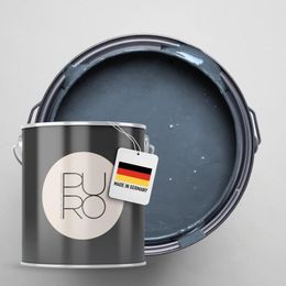 A.S. Cr&eacute;ation Wandfarbe &raquo;Premium Innenwandfarbe PURO Tuchmatt bluish petrol&laquo; ideal f&uuml;r Wohnzimmer, Schlafzimmer, Flur und K&uuml;che, Farbwelt Blau 2,5 l 2,5ml