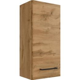 Welltime H&auml;ngeschrank &raquo;Chicago&laquo; braun MDF wotaneiche, B/H/T: 30cm x 64cm x 20cm, T&uuml;ren: 1 Stk.