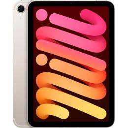 Apple Tablet &raquo;iPad mini 2024 Wi-Fi + Cellular 128GB&laquo; (21 cm / 8.3 &prime;&prime;) iPadOS 128 GB 5G ) beige Verf&uuml;gbar ab 23. Oktober, Lade-Adapter bitte separat 