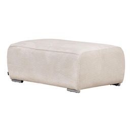 OTTO home Hocker &raquo;BEATRICE mit Wellenfederung, Ma&szlig;e B/T/H: 100/68/45 cm&laquo; passend zur "Beatrice"-Serie, in hochwertiger Verarbeitung beige 100% 