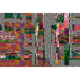 Livingwalls living walls Fototapete &raquo;Walls by Patel Mirage&laquo; glatt Vlies, Wand rosa Vlies B/L: 4m x 2,7m