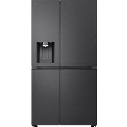 LG Side-by-Side &raquo;GSLE81EPBD&laquo; 179 cm hoch 91,3 cm breit Wasser-/Eis-/Crushed Ice-Spender, Wassertank, Door Cooling+ schwarz Einheitsgr&ouml;&szlig;e