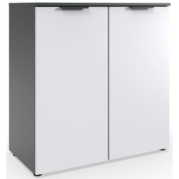 wimex Kommode &raquo;Level by fresh to go&laquo; 2-t&uuml;rig mit soft-close Funktion, 81cm breit, 92cm hoch wei&szlig; Holzwerkstoff B/H/T: 81cm x 92cm x 41cm, 2 Stk.