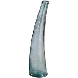 Gilde Bodenvase &raquo;Corno&laquo; aus Glas, H&ouml;he ca. 80 cm blau Glas B/H/T: 80cm &Oslash; 20cm