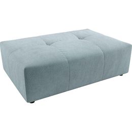 3C Candy Polsterhocker &raquo;Yoshy&laquo; Passend zur Serie Yoshy blau 100% Polyester B/H/T: 120cm x 41cm x 83cm, Struktur