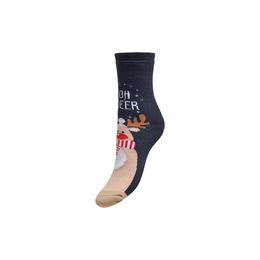 Only Damen Only Freizeitsocken &raquo;ONLCHRISTMAS HEAVY 3-PACK SOCK ACC&laquo; Packung, 3 Paar tlg. bunt Einheitsgr&ouml;&szlig;e