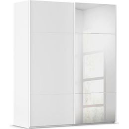 Rauch Schwebet&uuml;renschrank &raquo;Kleiderschrank Schrank Garderobe Schlafzimmerschrank SCALE-TRIO&laquo; edle dreigeteilte Front mit 2 Zierleisten und Spiegel MADE