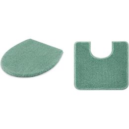 Kleine Wolke Badematte &raquo;RELAX, Badvorleger, Badezimmer Teppich&laquo; H&ouml;he 30 mm rutschhemmend beschichtet fu&szlig;bodenheizungsgeeignet Badteppich, meliert, rechteckig, rund