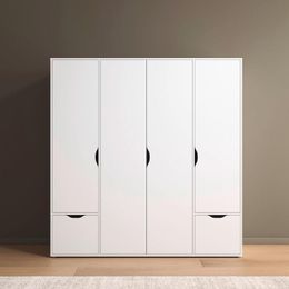 Rauch Dreht&uuml;renschrank &raquo;Kleiderschrank Schrank Garderobe W&auml;scheschrank NARAI mit Schubladen&laquo; in 3 verschiedenen Ausstattungen BASIC/CLASSIC/PREMIUM, 