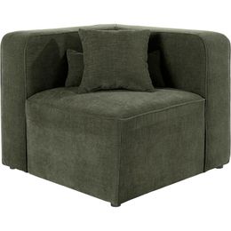 Home Affaire Sofa-Eckelement &raquo;Sundstrup&laquo; Modulserie, individuelle Zusammenstellung gr&uuml;n 100% Polyester Samtoptik